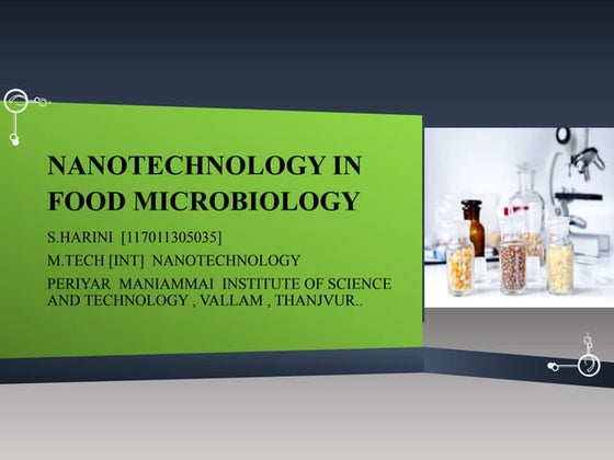 Nanotechnology in Food Industries | PPTX