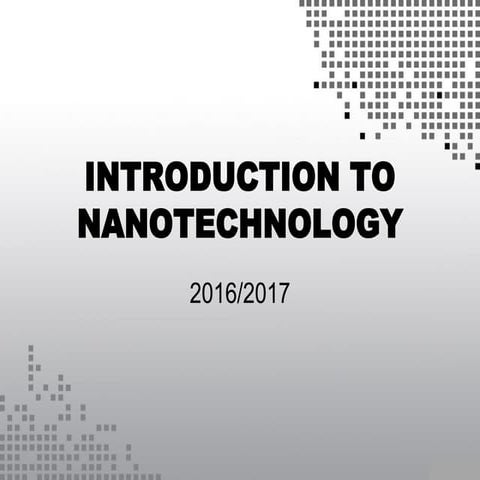 Nanotechnology introduction | PDF