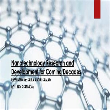 Nanotechnology Research and Development for Coming Decades.pdf