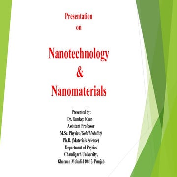 Nanotechnology by dk sir engineering physics | PDF