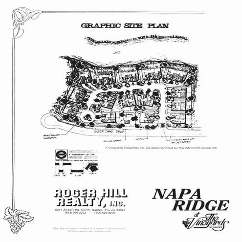 Napa ridge at vineyards site plan naples florida | PDF