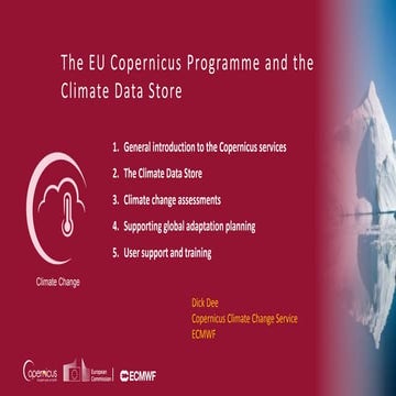Session 2.3 Copernicus climate data store | PDF