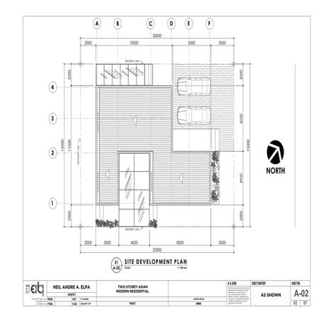Site Development Plan _Two Storey Residential | PDF