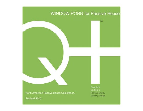 Sills & Thresholds: Passive House Installation Details that boost ...