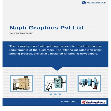 Naph Graphics Pvt Ltd, Noida, Weboffset Presses | PPT | Free Download