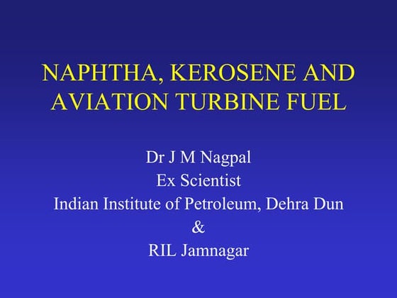 Naptha cracking | PPTX | Chemistry | Science