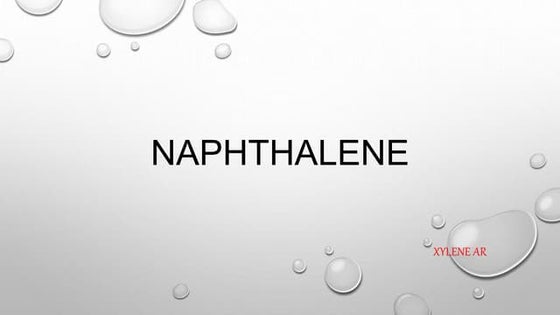 Naftalena | PPT