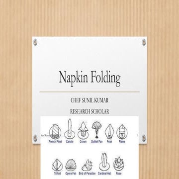 Different types of table napkin | PPTX