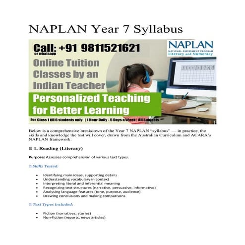 NAPLAN Test Year 7 Syllabus Australia .pdf