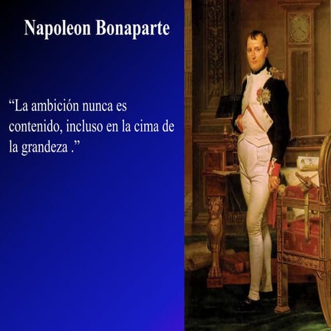 Napoleon vida y obra infografia | DOC