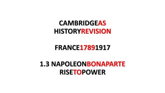 Age of Napoleon | PPT