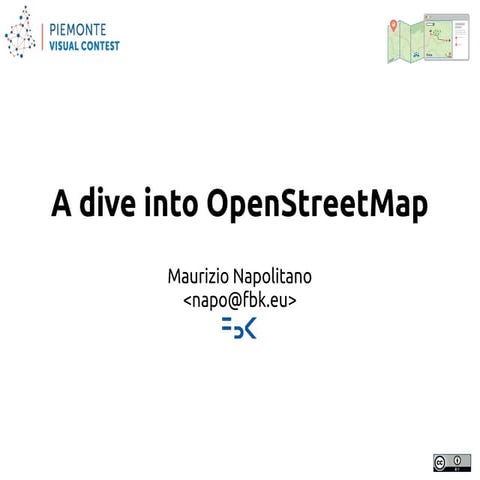 Introduction To OpenStreetMap - CrisisCamp Toronto | ODP