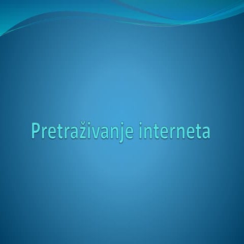 Servisi interneta | PPTX