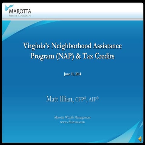 David John Marotta presentations