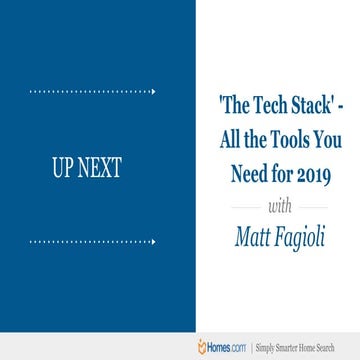 'The Tech Stack' - All the Tools You Need for 2019 | PPT