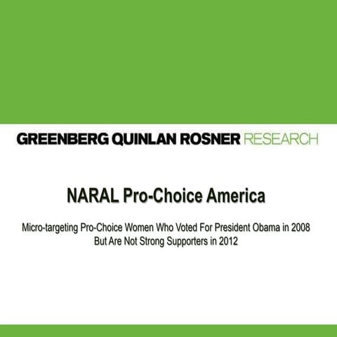 Naral pro-choice america