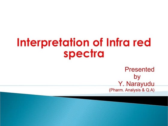 Infrared Spectroscopy | PDF