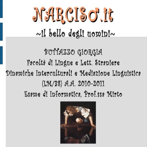 Narciso.it il bello degli uomini | ODP