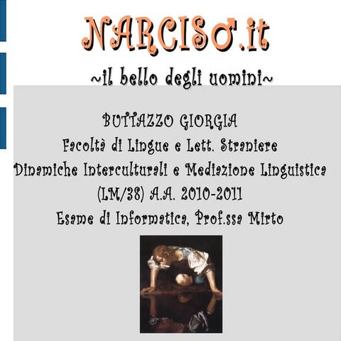 Narciso.it il bello degli uomini | ODP