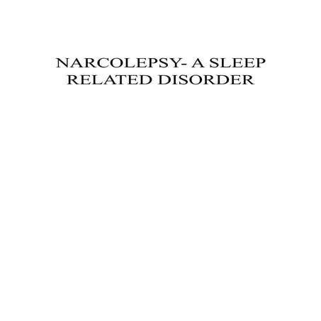 NARCOLEPSY- A REM-SLEEP RELATED DISORDER | PDF
