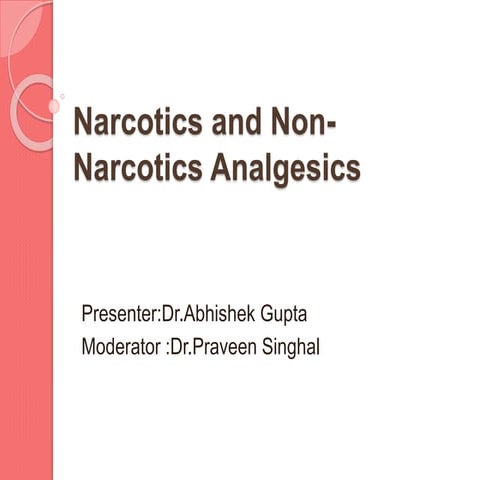 narcotic and non narcotic analgesic .pptx