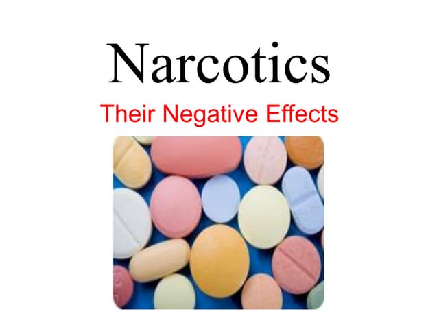 Narcotics | PPTX