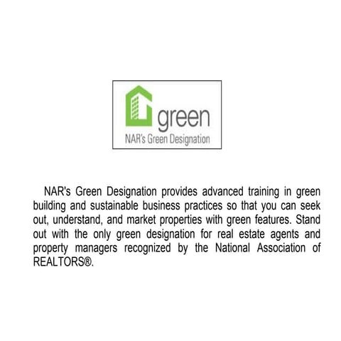 NAR Educational Benfits | PPT