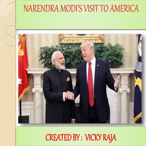 Narendra modi visit america | PPT