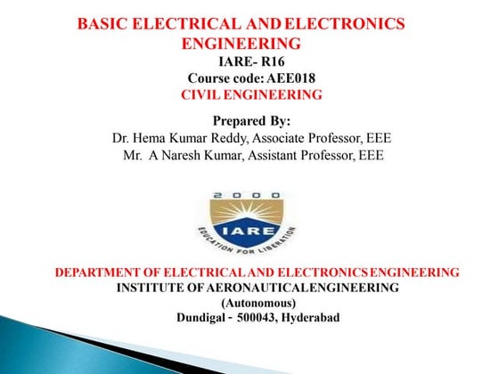 Electric circuits - grade 11 | PPT