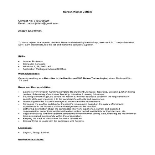 Naresh kumar jettem | PDF