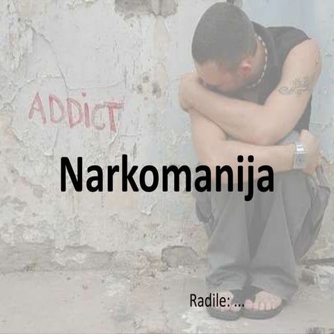 Narkomanija | PPTX