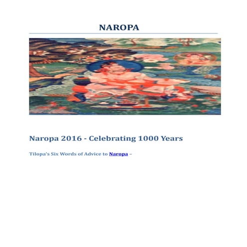 Naropa | PDF