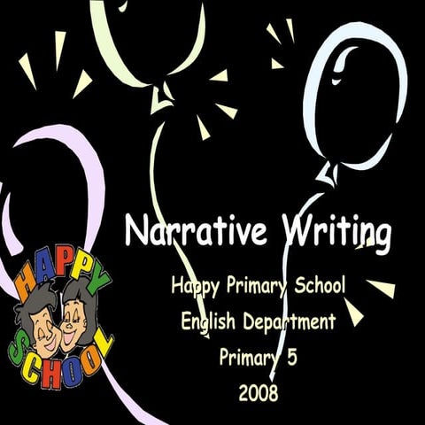 Narrative Writing - Teacher's Copy | PPT