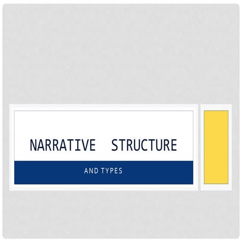 Narrative Structures | PPTX