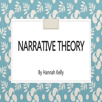 Narrative Theory | PPT