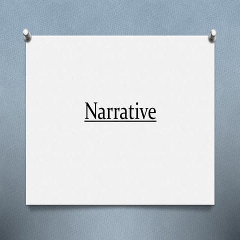 Narrative | PPTX