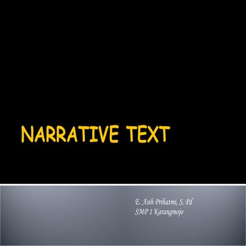 Narrative Text | PPTX