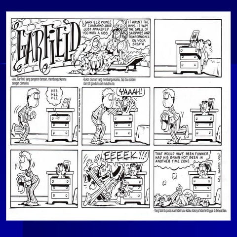 the example of narrative text (using comic) | PPT