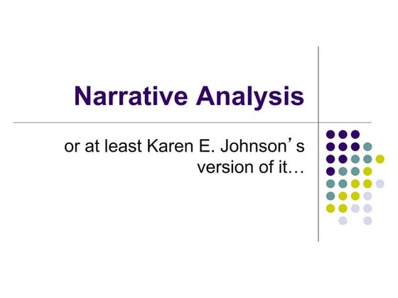Narrative Research Design Ppt