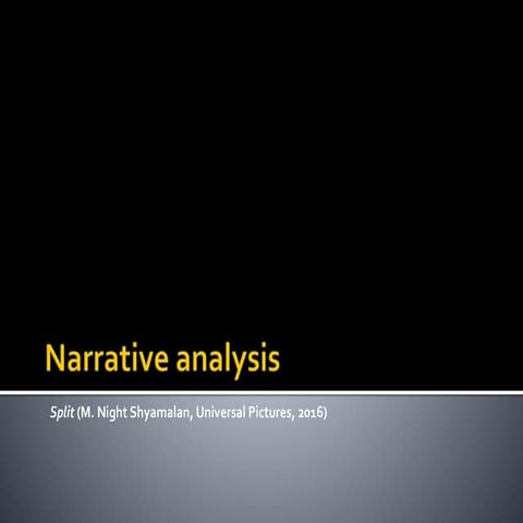 Narrative analysis example | PPT