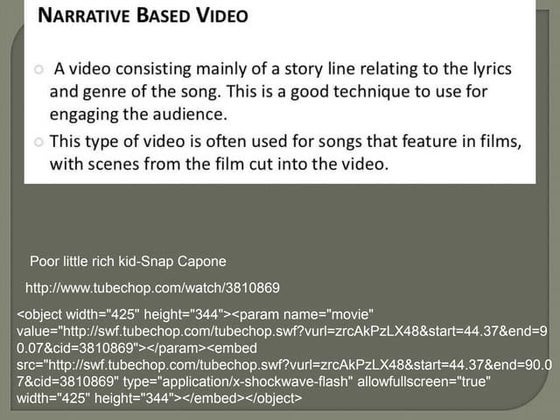 Performance based videos and example | PPTX