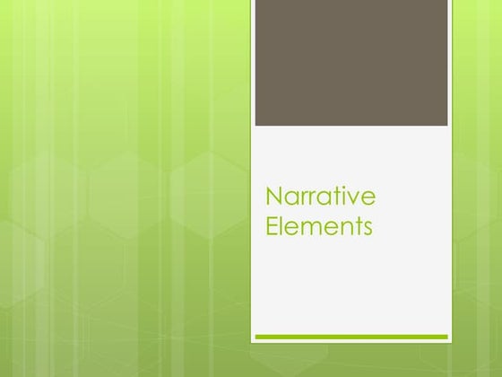 Elements of Short Story for Grade 7 students | PPTX