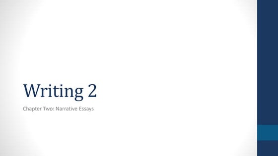 Narrative writing | PPT | Fiction | Books and Literature