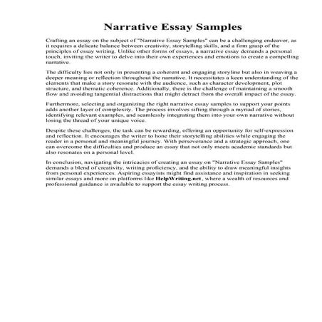 Narrative Essay Samples.pdf