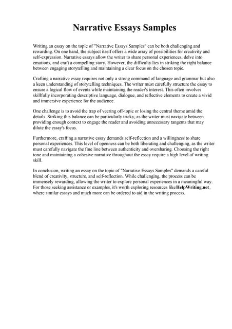 Example For Narrative Essay.pdf