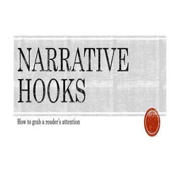 Narrative hooks | PPTX