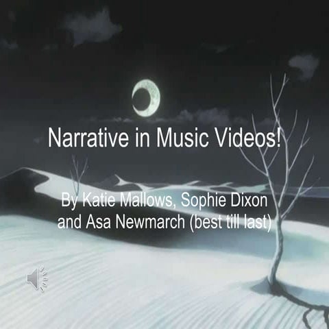 Narrative in Music Videos | PPTX