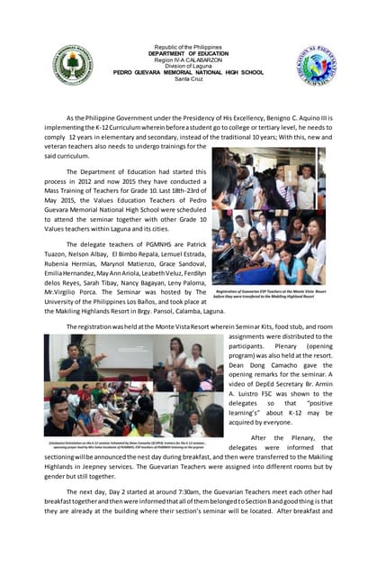 Esp club project proposal | DOC | Professional School | Postgraduate Education