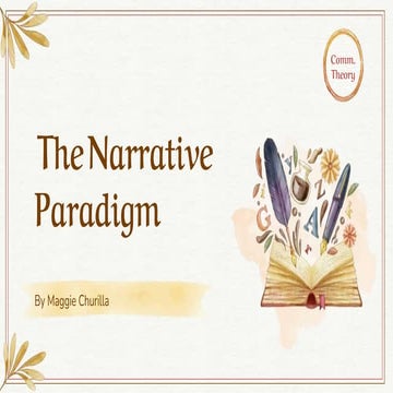 Narrative Paradigmmmmmmmmmmmmmmmmmmmmmmm | PPTX