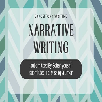Narrative writing - Year 8 English | PPTX